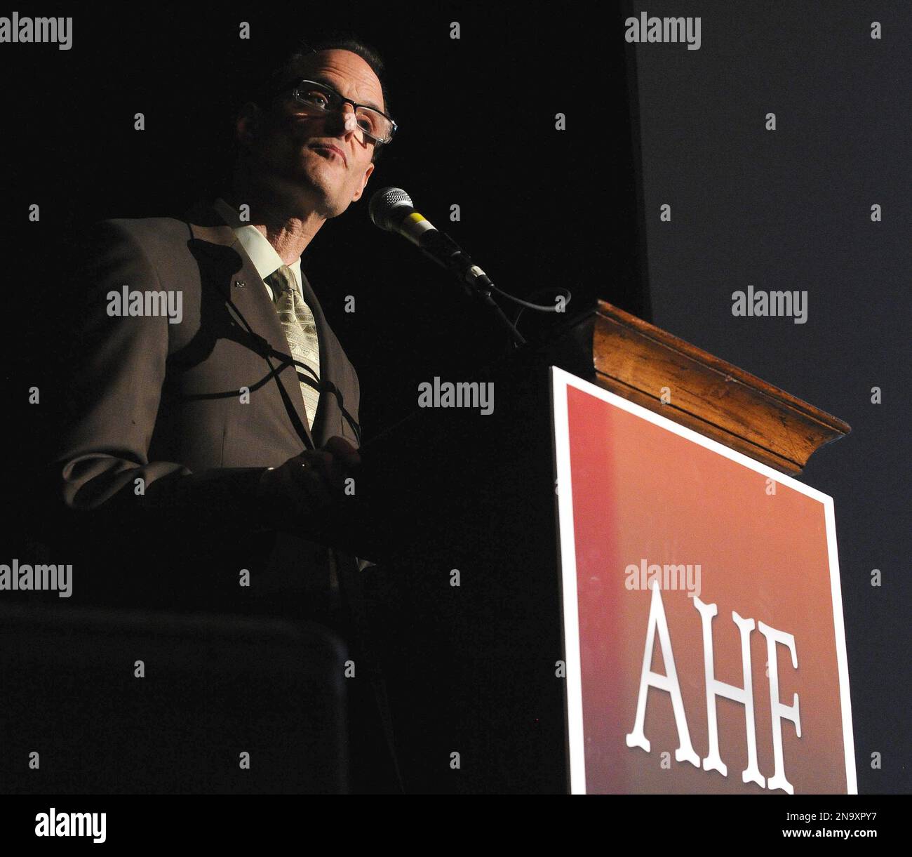 President of the AIDS Healthcare Foundation, Michael Weinstein speaks ...