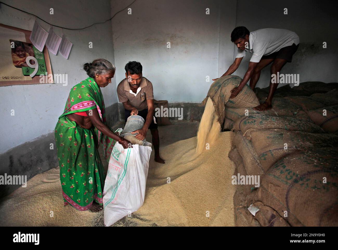 In this Wednesday, March 21, 2012 photo, Rangamma, left, a tribal woman ...