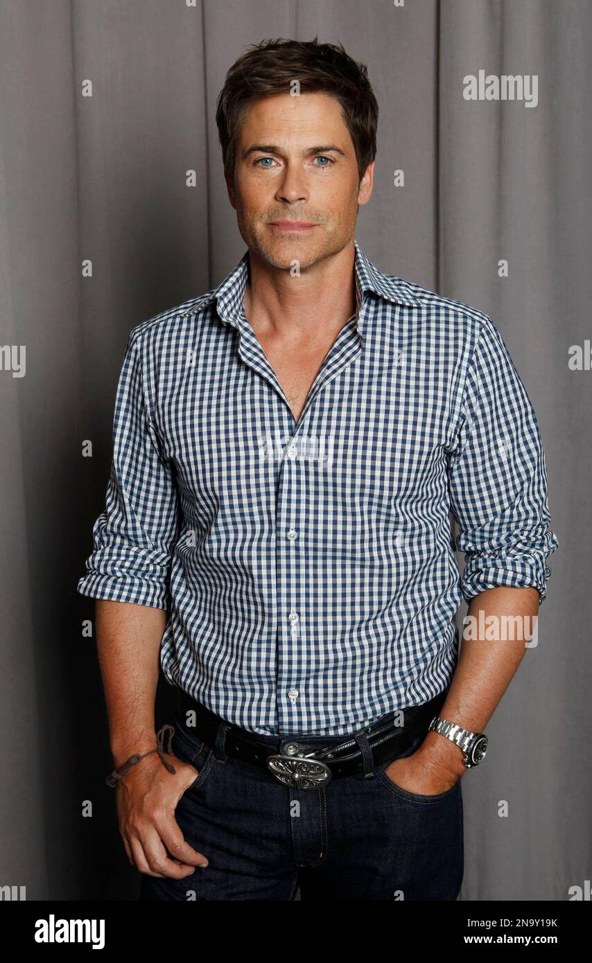 In this April 25, 2012 photo, actor Rob Lowe, star of the film “Knife ...