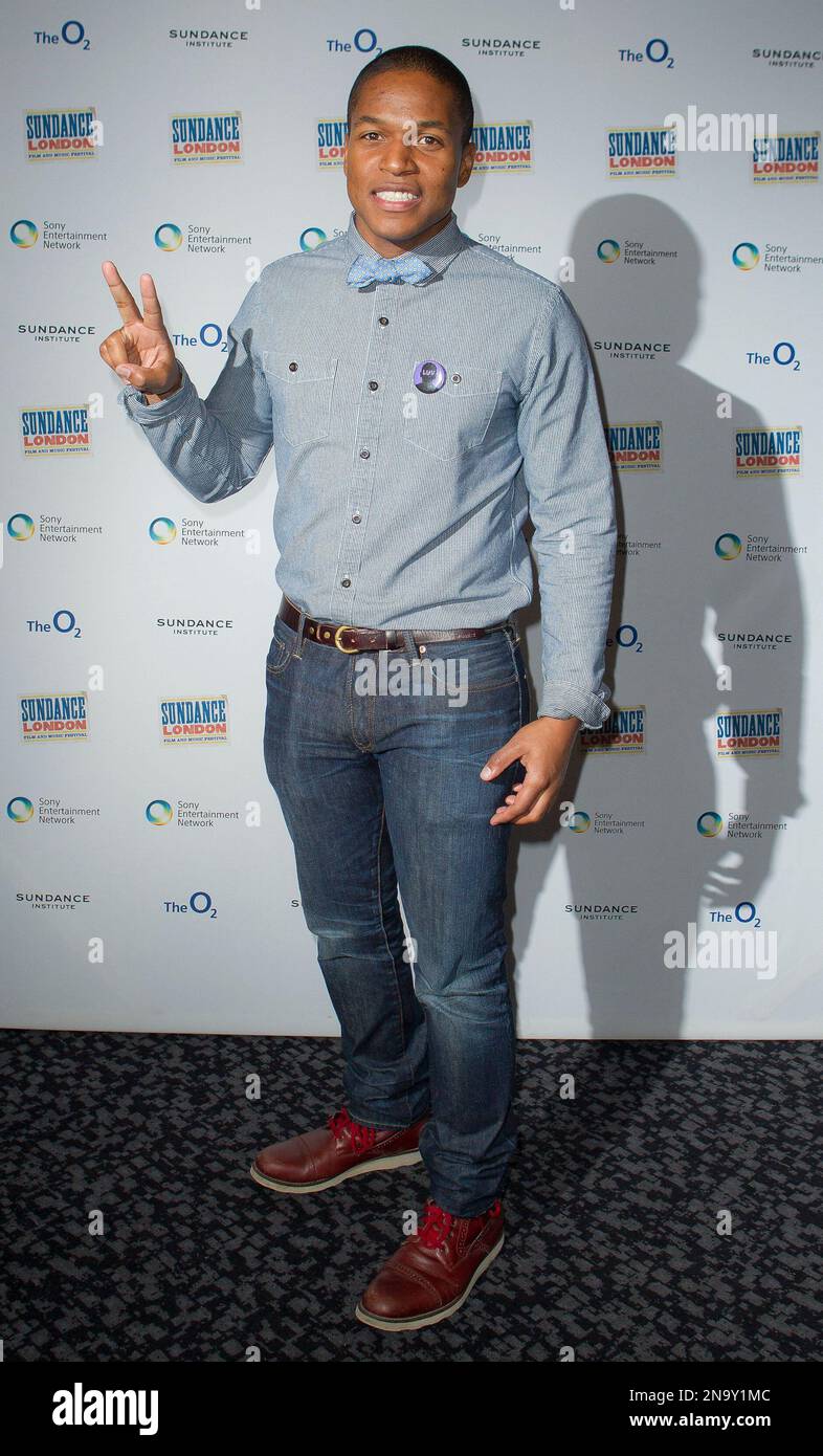 Sheldon Candis poses for photographs at the photo call of Luv during ...