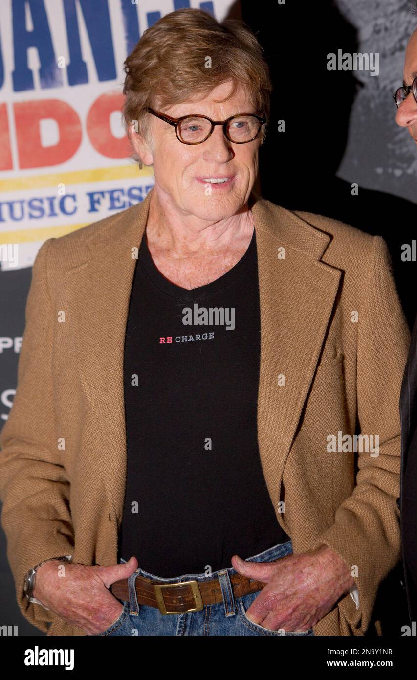 U.S actor Robert Redford arrives for the photocall to launch the ...
