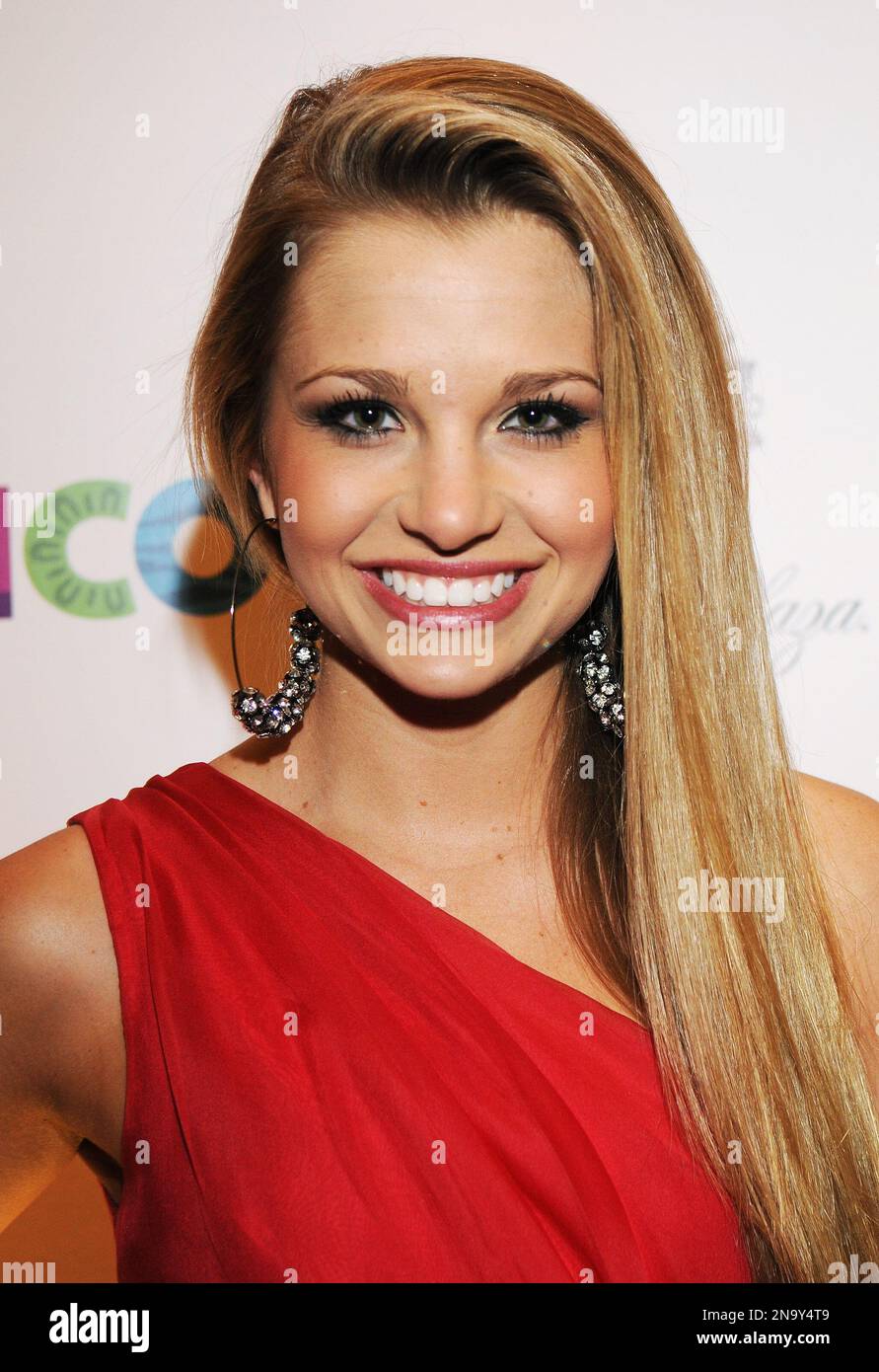 Miss Teen USA Danielle Doty arrives at a celebration of Mexican ...