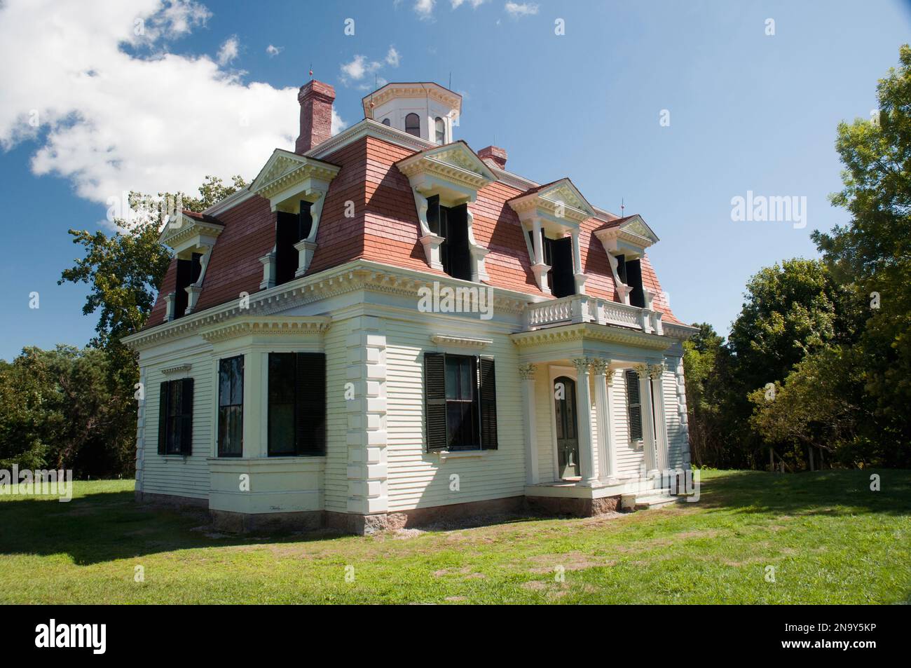 Second empire-style home of whaling Captain Edward Penniman built in ...
