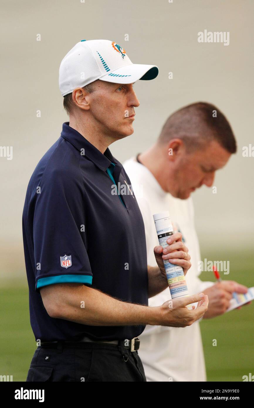 Miami Dolphins new head coach Joe Philbin is shown during a voluntary ...