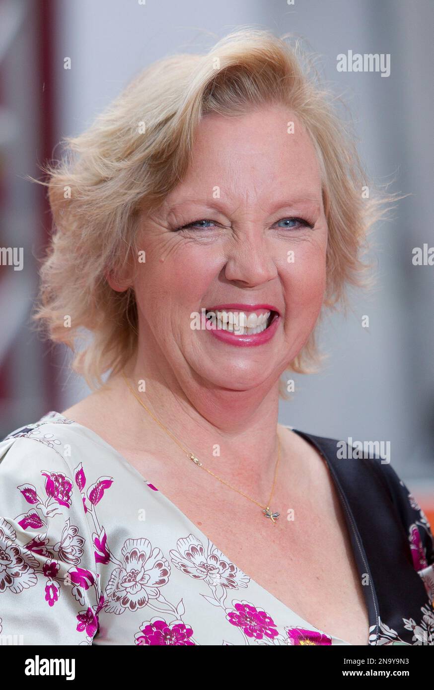 Deborah Meaden arrives for the UK Premiere of 'African Cats', in aid of ...