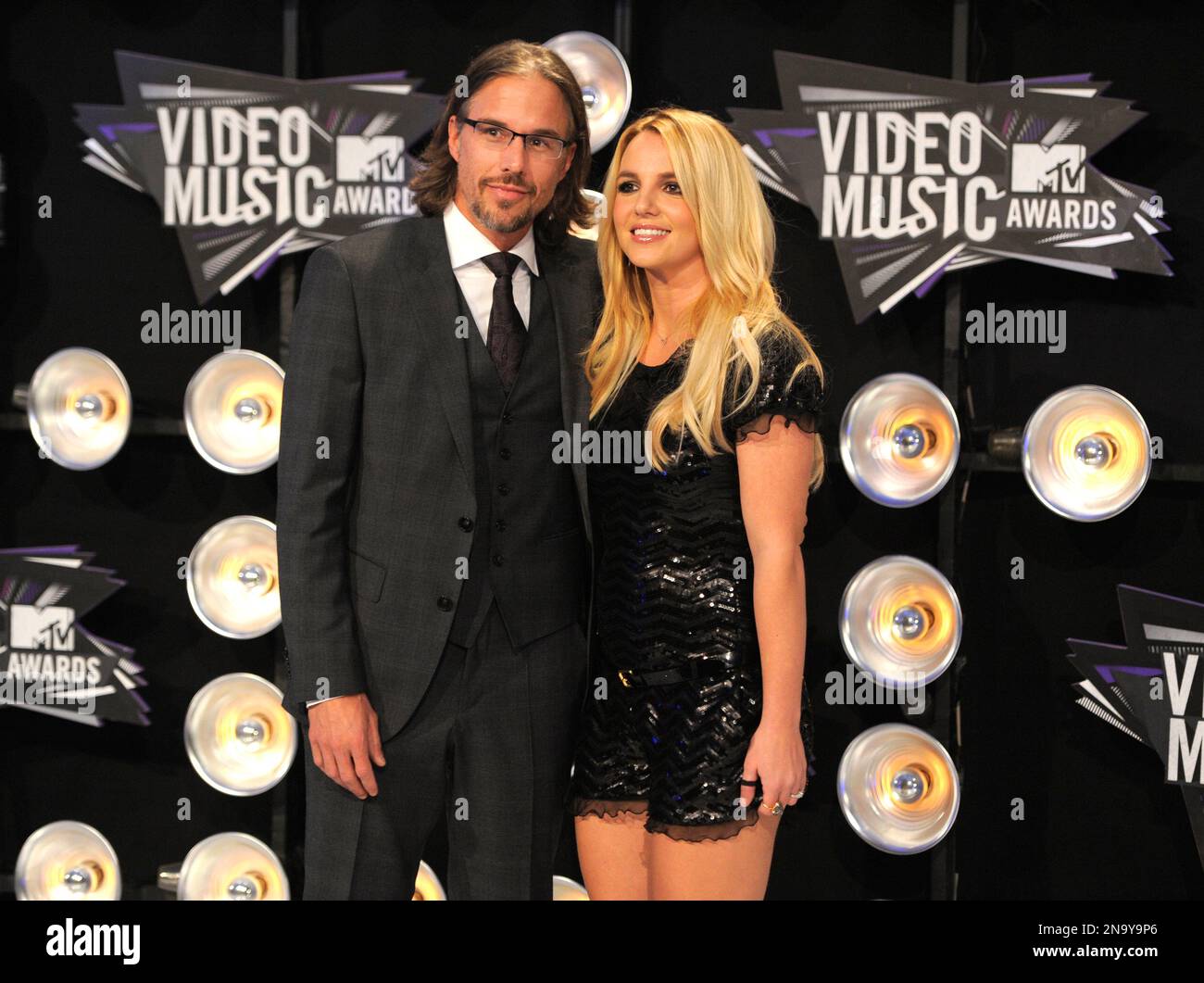 FILE - In this Aug. 28, 2011 file photo, Jason Trawick and Britney ...