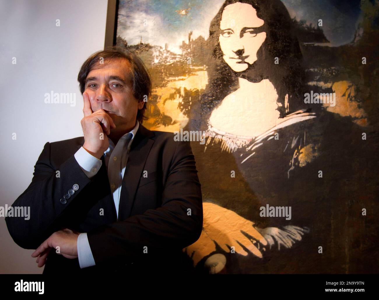 French street graffiti artist Xavier Prou, otherwise known as 'Blek le ...