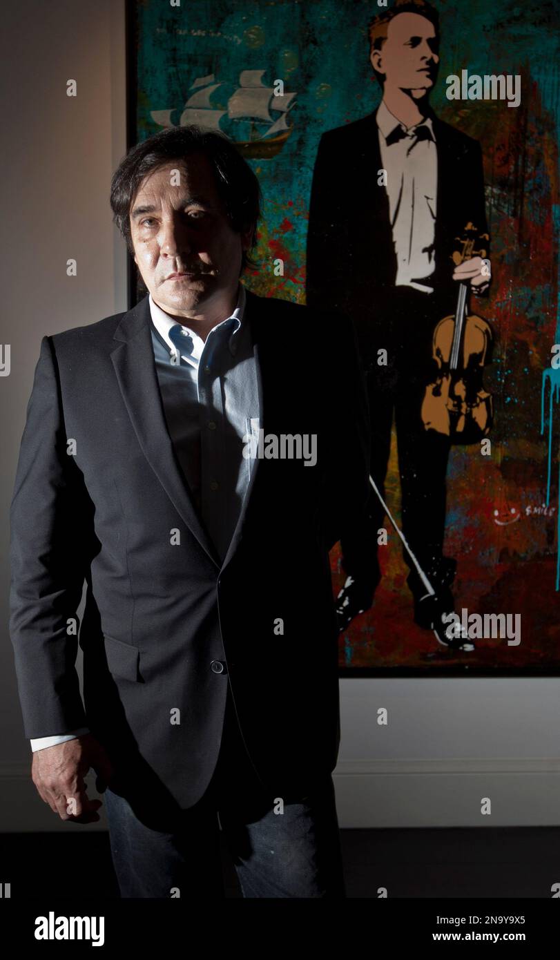 French street graffiti artist Xavier Prou, otherwise known as 'Blek le ...