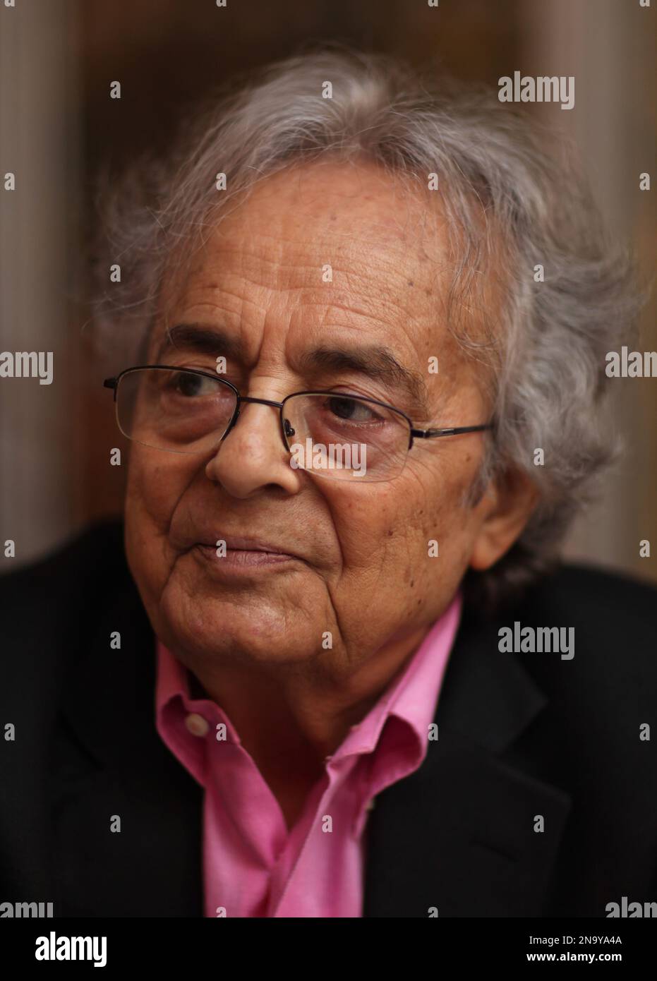Syrian poet Adonis, born as Ali Ahmad Said Esber, attends an interview ...