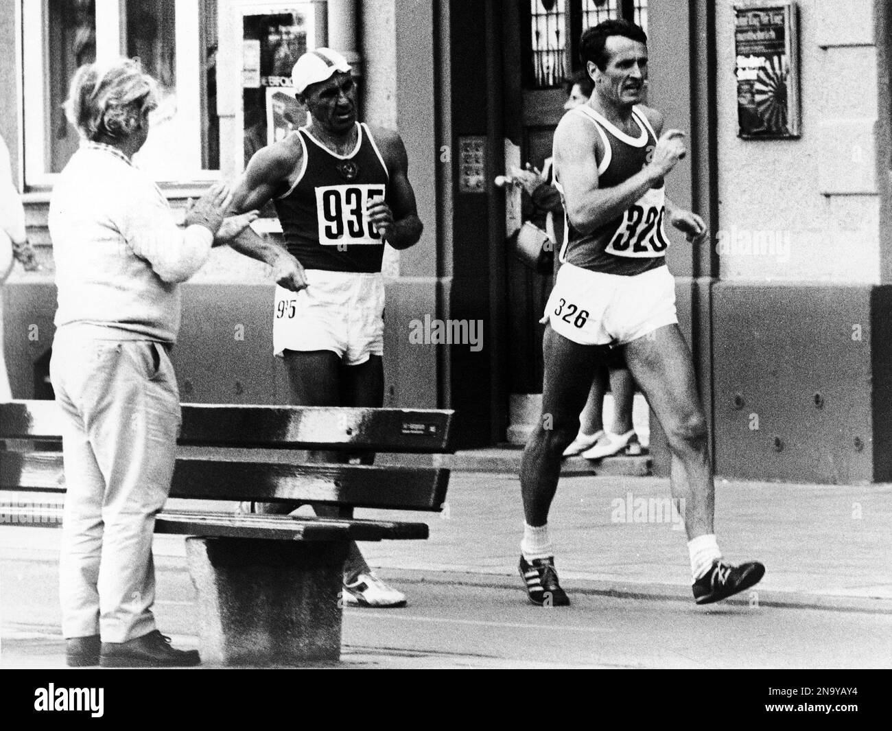 Peter Frenkel of East Germany leads to win in front of Volodymyr ...