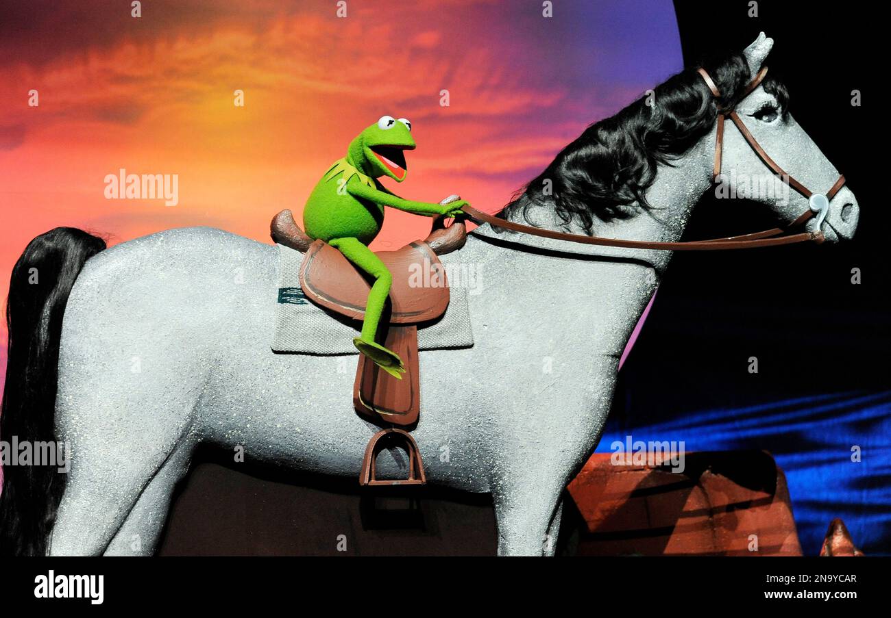 Kermit The Frog appears onstage during the Walt Disney Studios Motion ...