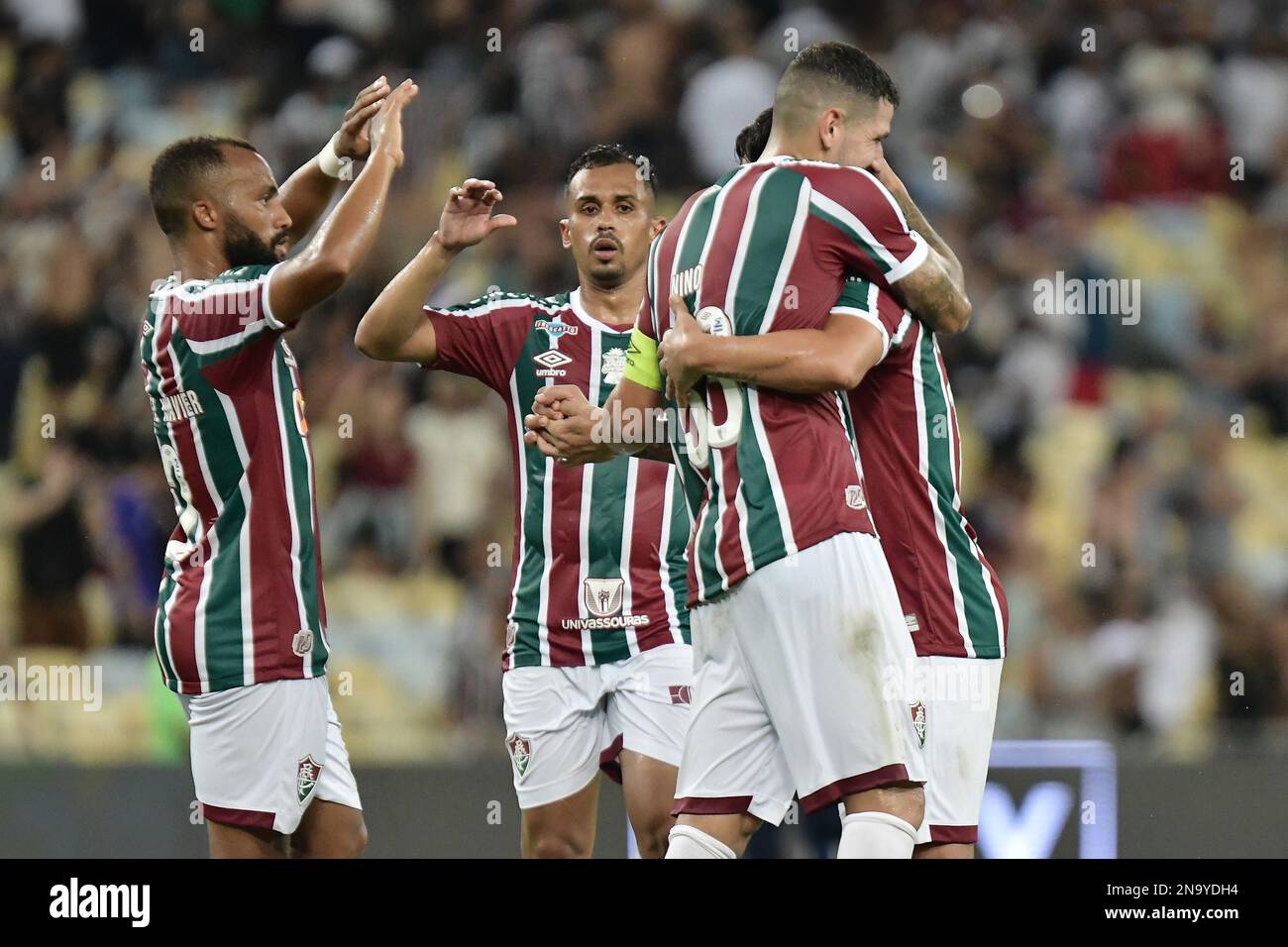 Rio de Janeiro, Brazil, 12th Feb, 2023. Samuel Xavier, German Cano and ...