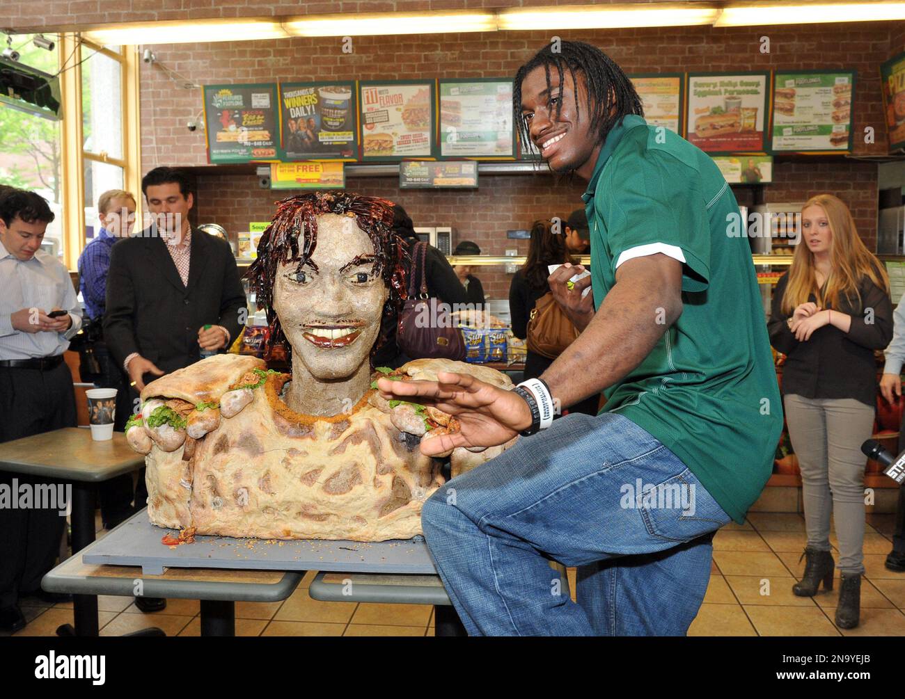Newest SUBWAY Famous Fan Robert Griffin III, top prospect in the 2012 ...