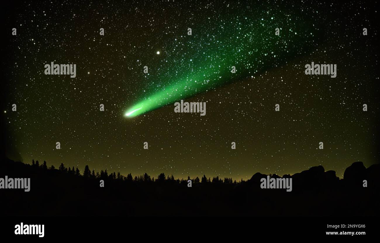 Hale bopp comet orbit hi-res stock photography and images - Alamy