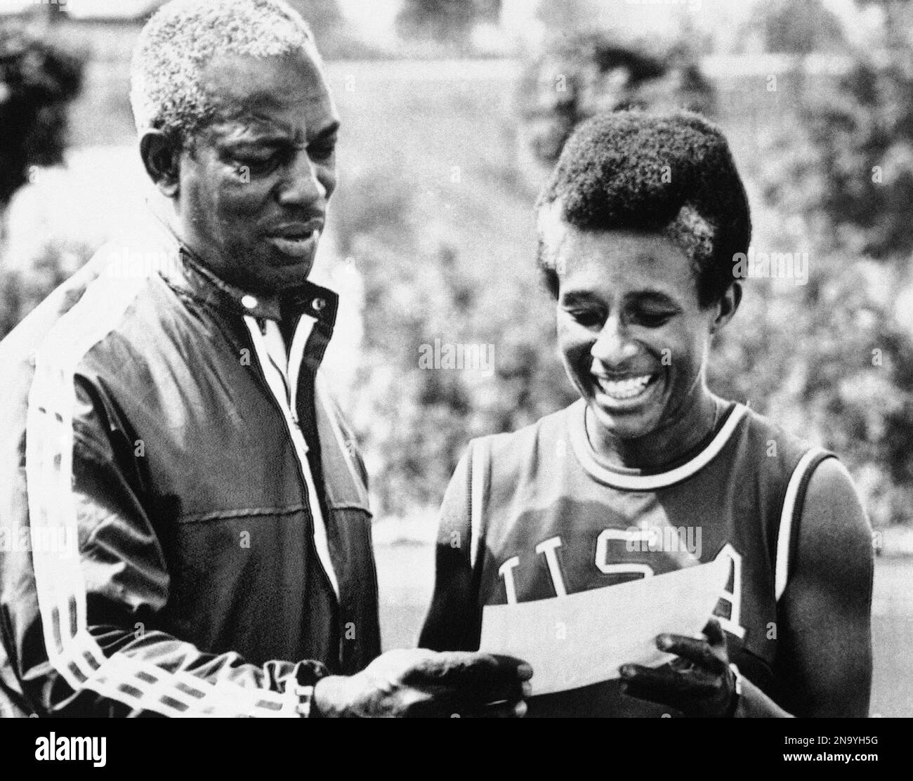 FILE - In this August 1972 file photo, long jumper Willye White shows a ...