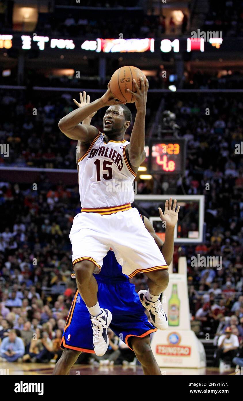 Cleveland Cavaliers' Donald Sloan jumps to shoot in an NBA basketball ...