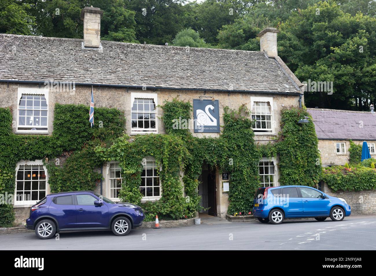 Quaint hotel in The Cotswolds, UK; Bibury, Gloucestershire, England ...