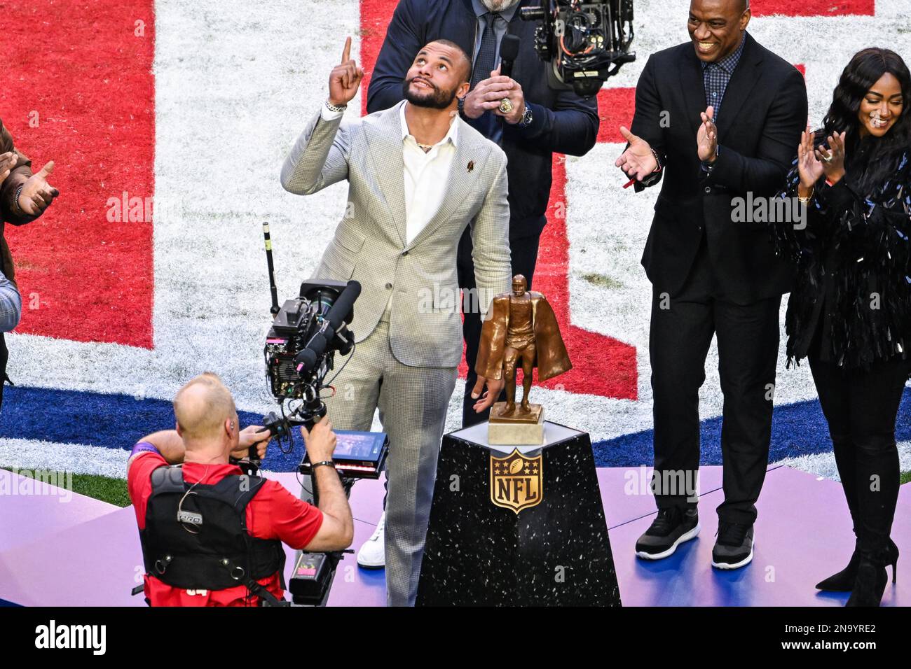 Dak Prescott is awarded Walter Payton Man of the Year Award ahead of ...