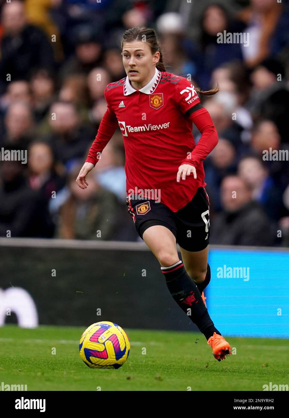 Manchester United's Vilde Boe Risa during the Barclays Women's Super ...
