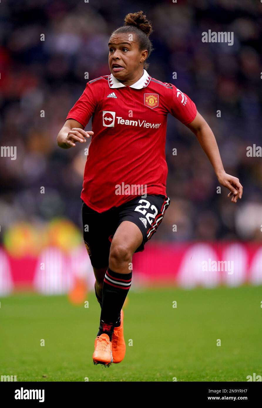 Manchester United's Nikita Parris during the Barclays Women's Super ...