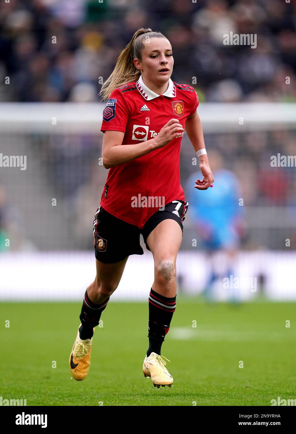 Manchester United's Ella Toone during the Barclays Women's Super League ...