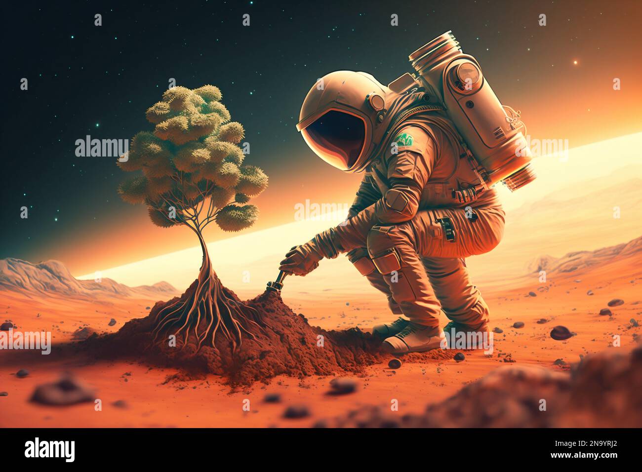 Earth ai generation hi-res stock photography and images - Alamy