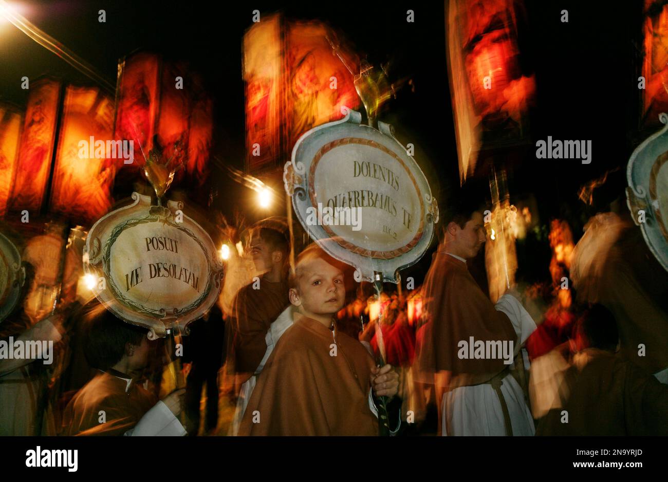 Carry processional candles hi-res stock photography and images - Alamy