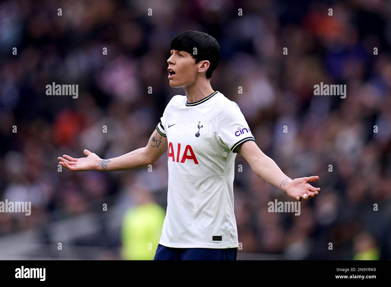 Tottenham Hotspur's Ashleigh Neville during the Barclays Women's Super ...