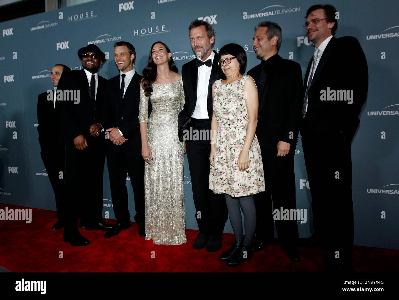 From left, cast members Peter Jacobson, Omar Epps, Jesse Spencer ...