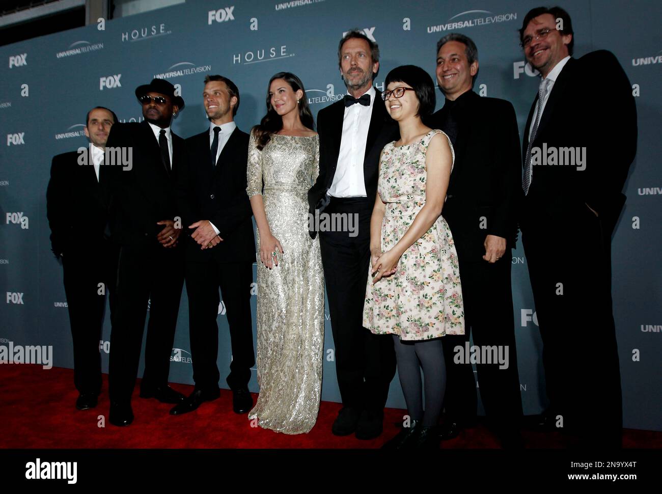 From left, cast members Peter Jacobson, Omar Epps, Jesse Spencer ...