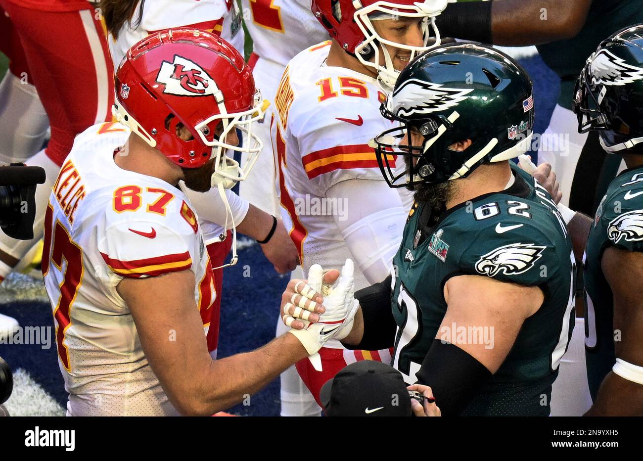 Jason kelce super bowl 2023 hi-res stock photography and images - Alamy