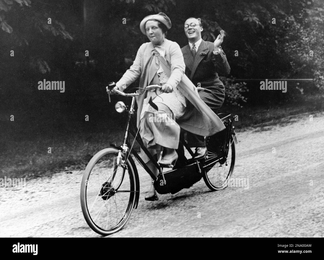 Princess Juliana and her fiance Prince Bernhard Zur Lippe Biesterfeld ...
