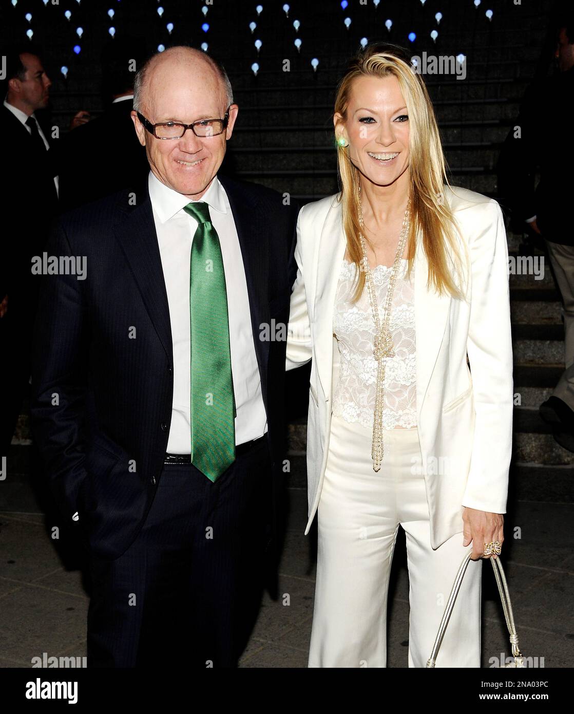 Woody Johnson and wife Suzanne attend the Vanity Fair Tribeca Film ...