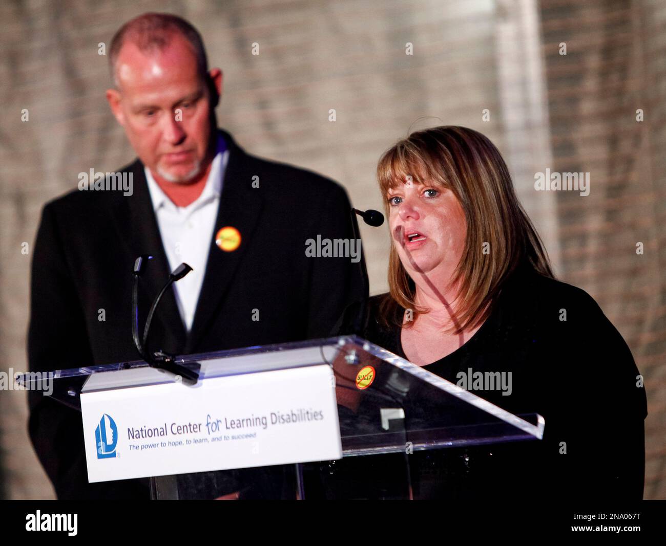 David Long and Tina Long are seen at the National Center for Learning ...