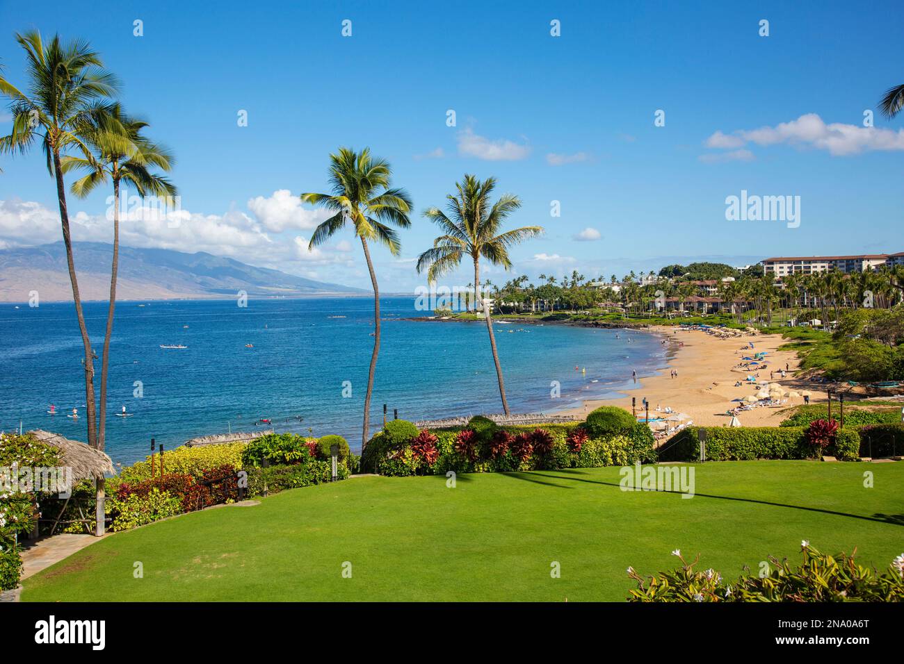 Wailea Beach, fronting The Four Seasons Resort, Wailea, Maui, Hawaii ...