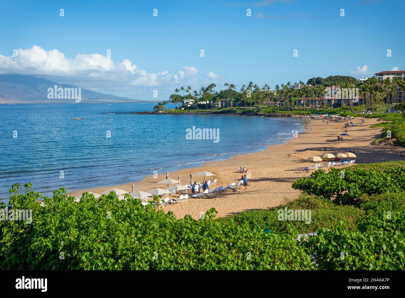 Wailea Beach, fronting The Four Seasons Resort, Wailea, Maui, Hawaii ...