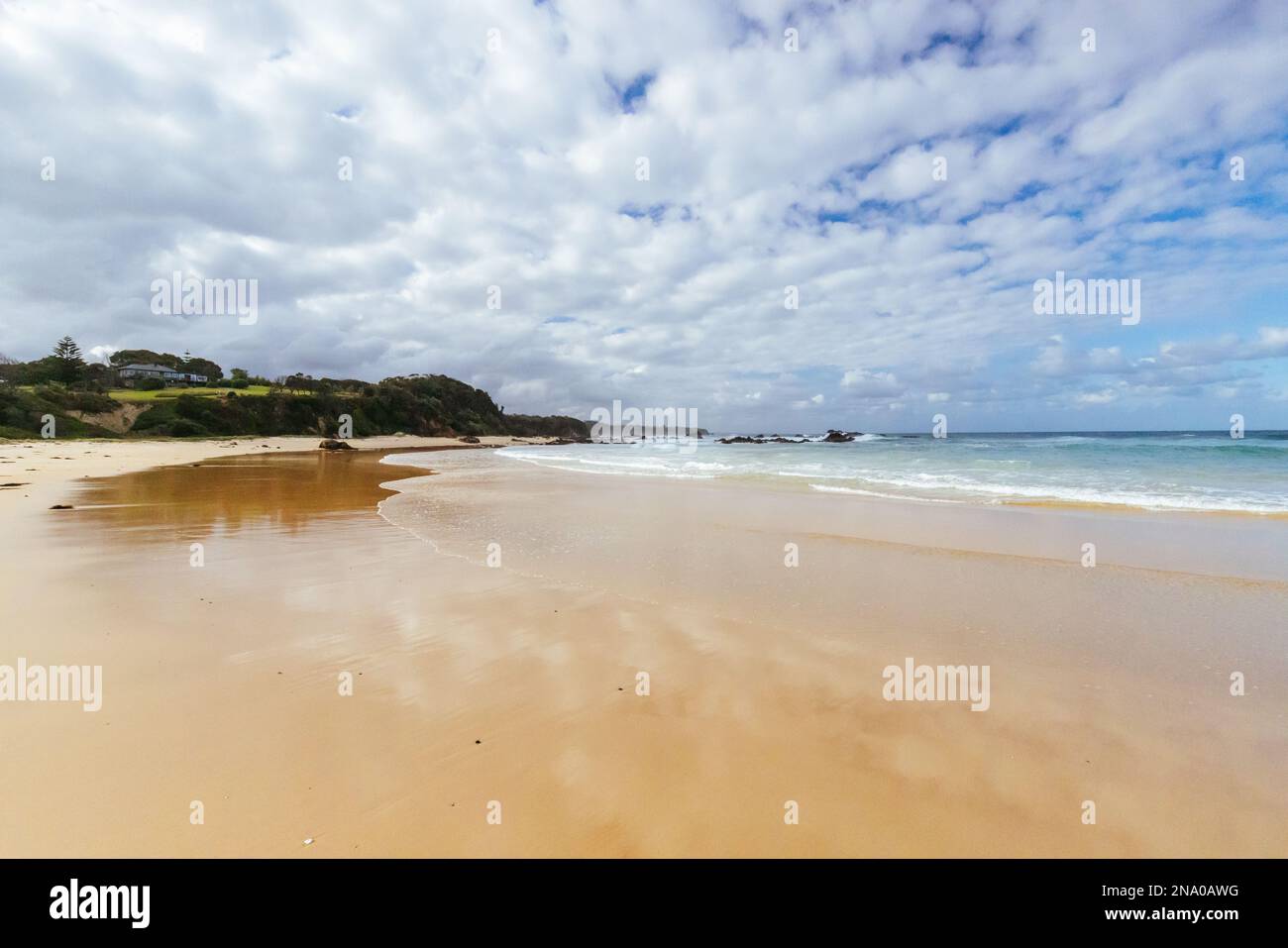 Glasshouse Rocks Beach in Narooma Australia Stock Photo - Alamy