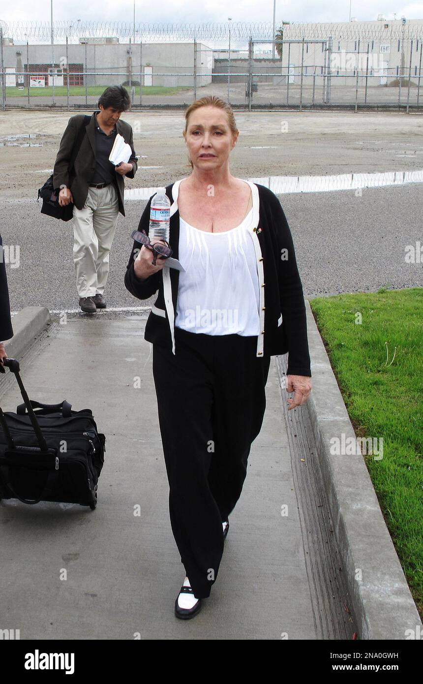 In this Wednesday, April 11, 2012 photo, Debra Tate, younger sister of ...
