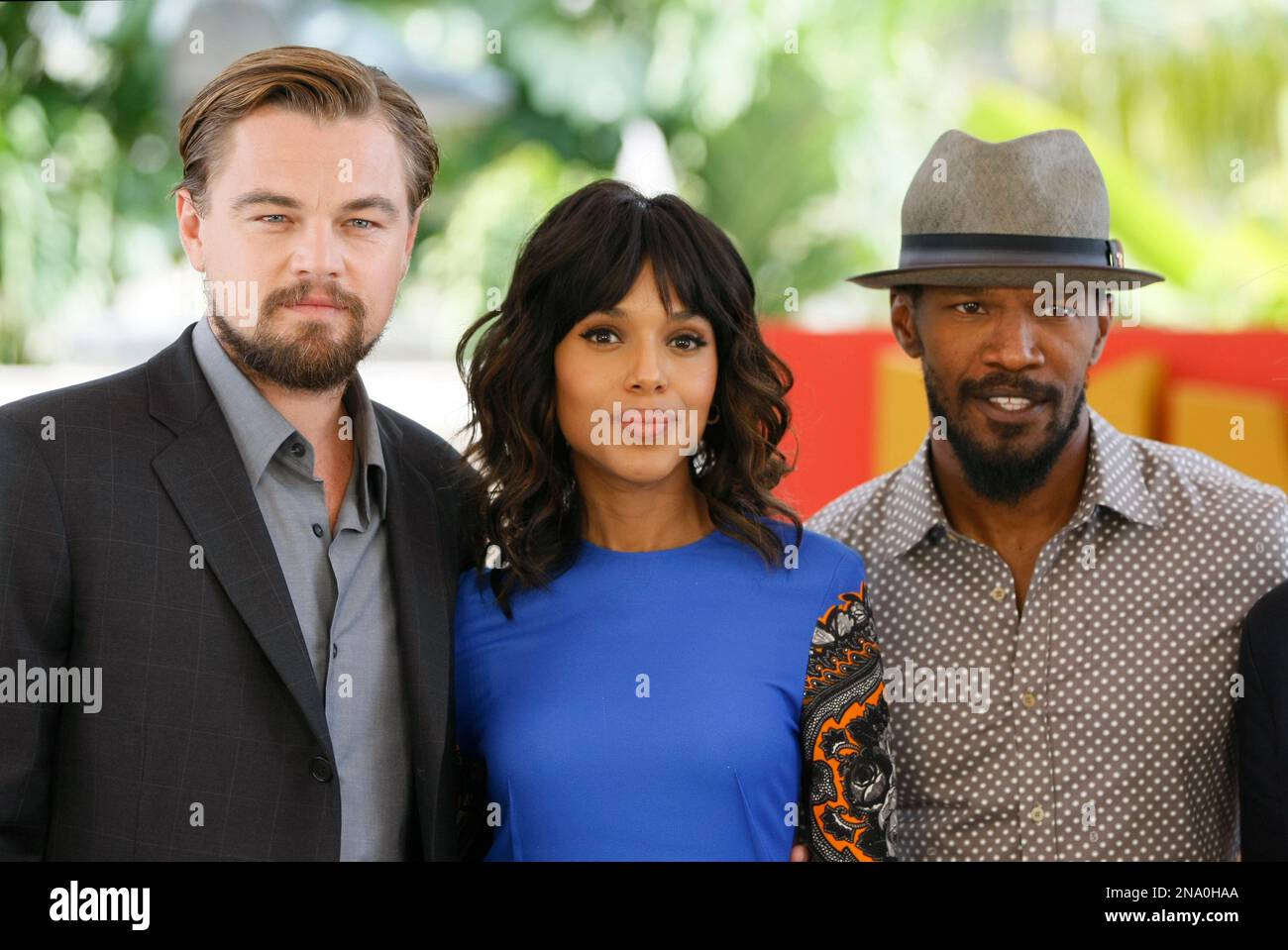Actors Leonardo DiCaprio, left, Kerry Washington, center, and Jamie ...