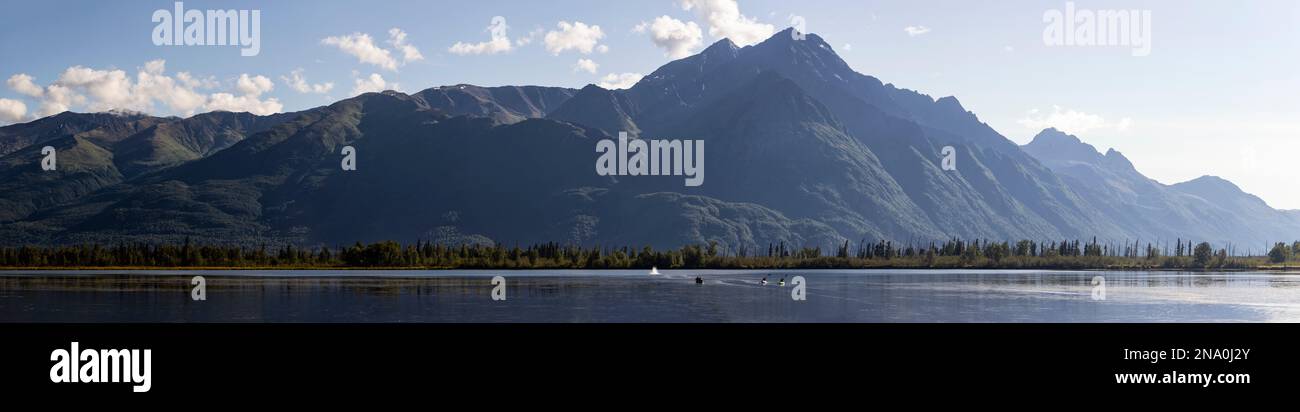 Jim Lake and Pioneer Peak in the Knik River Special Use Area in ...