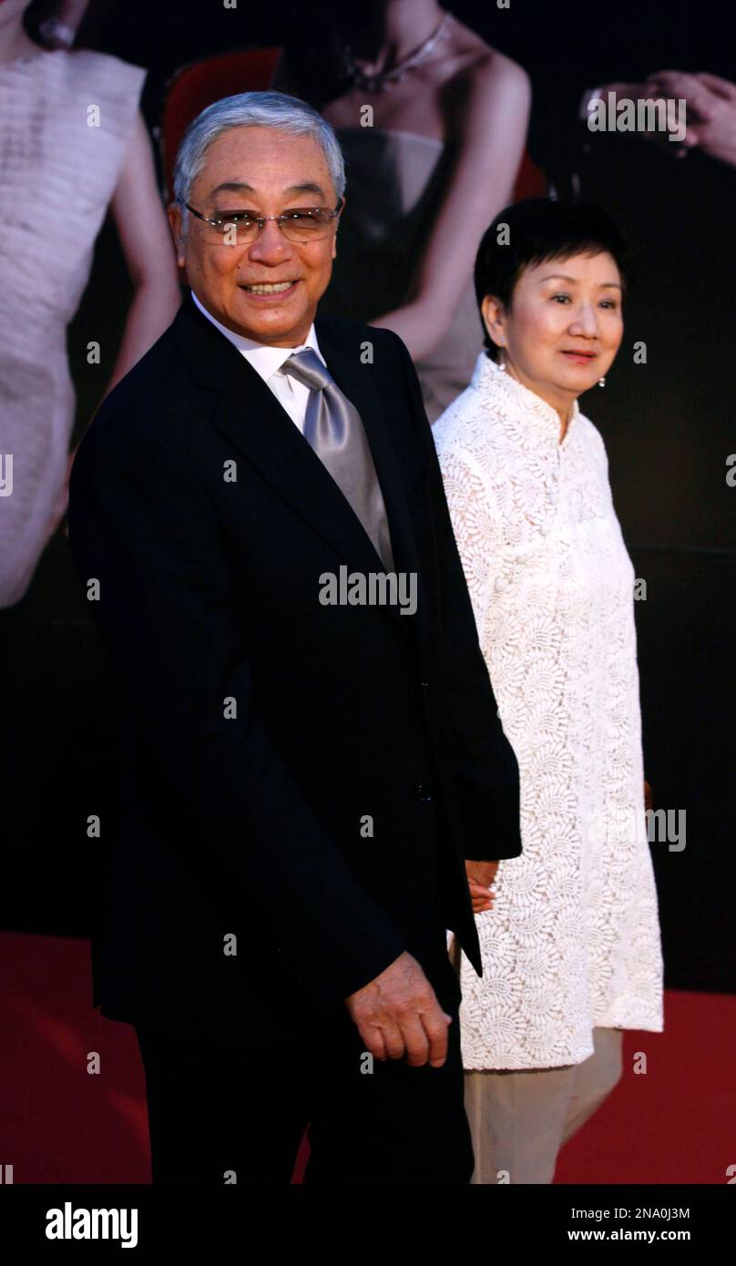 Hong Kong actor Kenneth Tsang poses on the red carpet of the 31st Hong ...