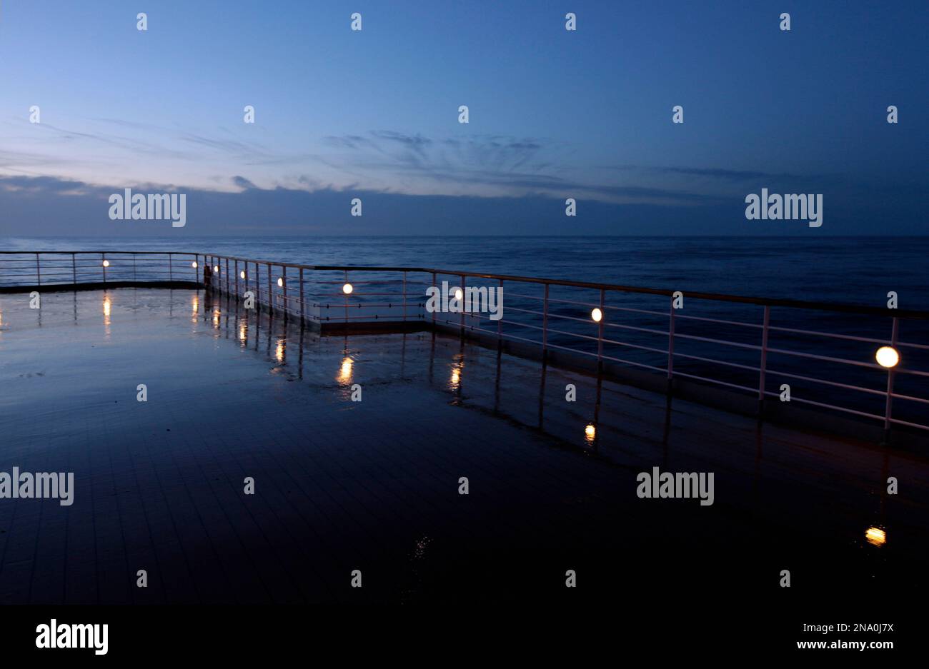 A view of MS Balmoral Titanic memorial cruise ship, as it continues its ...