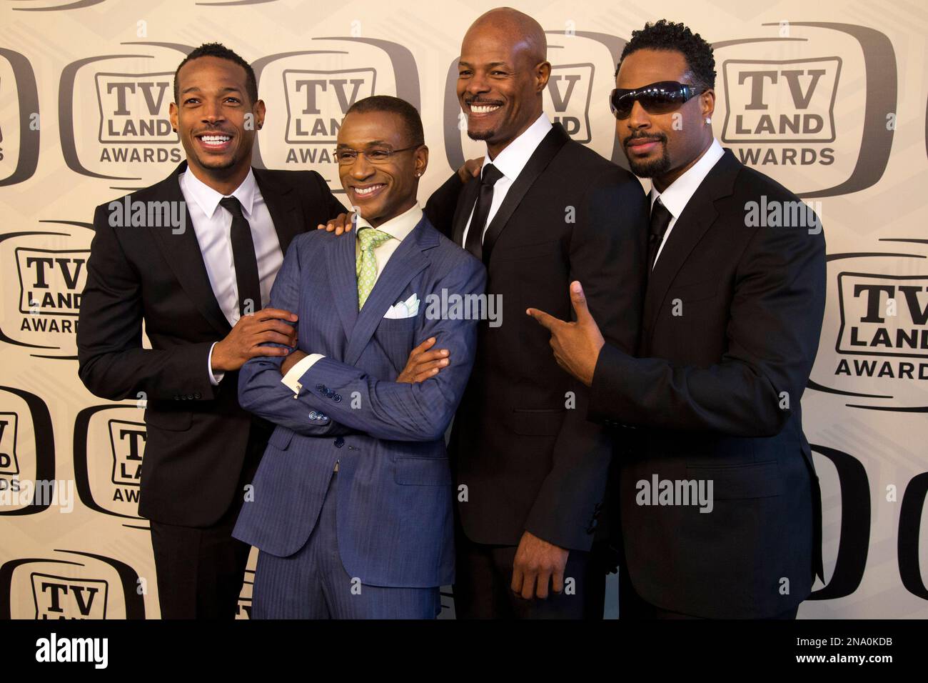 Marlon Wayans, left to right, Tommy Davidson, Keenen Ivory Wayans and ...