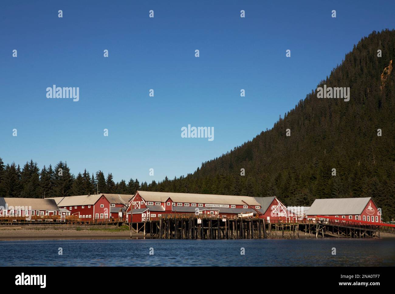 Hoonah Cannery in Tlinigit village on Chichagof Island, Alaska, USA ...