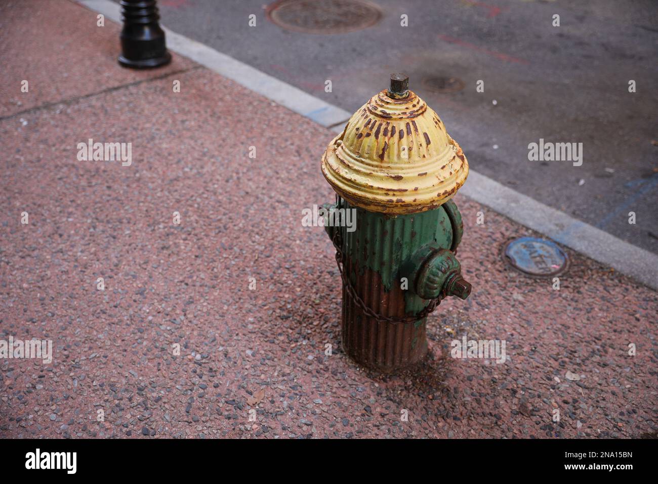 Fire hydrant in public residential area as emergency Stock Photo - Alamy