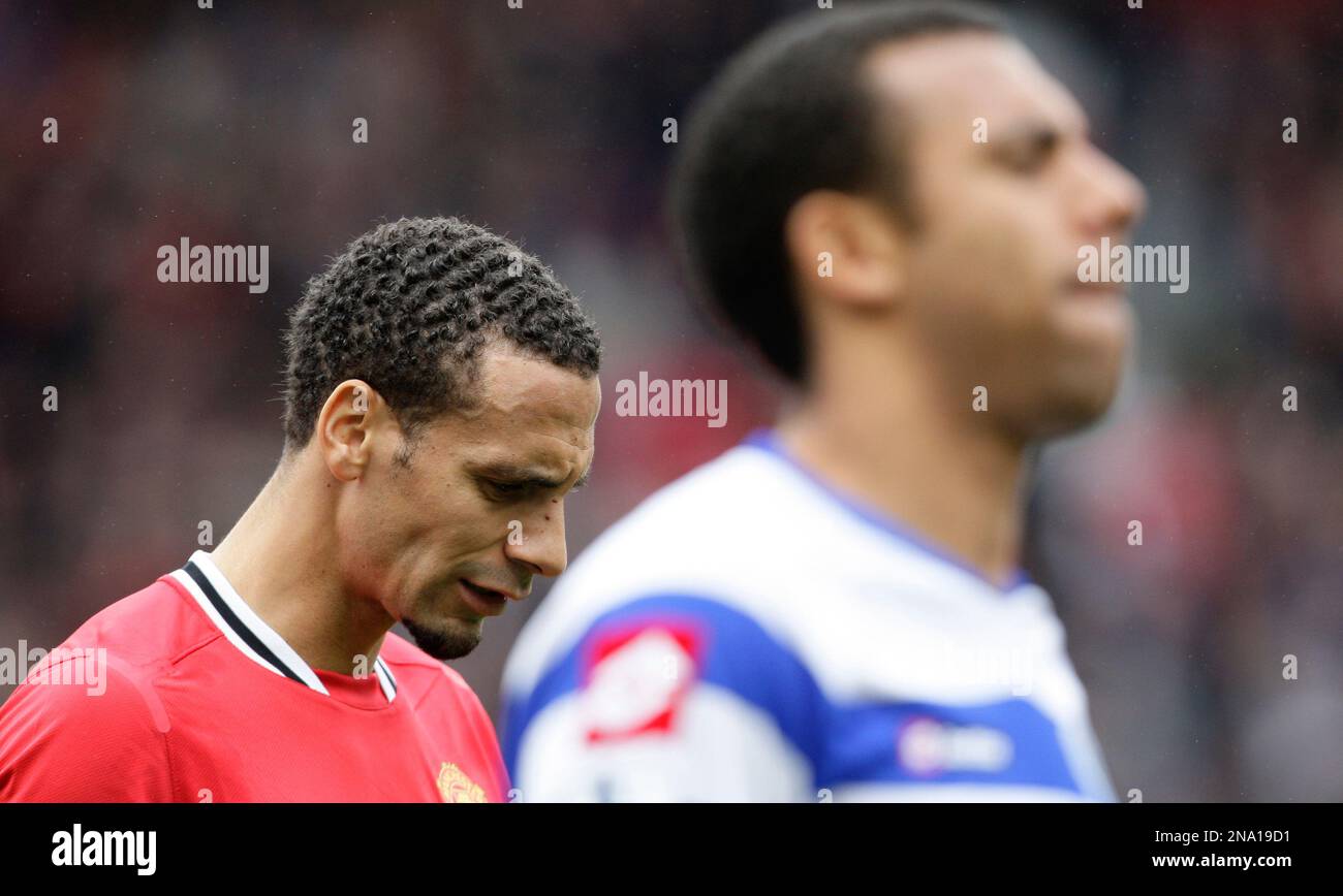 Manchester United's Rio Ferdinand, left, and his brother Queens Park ...