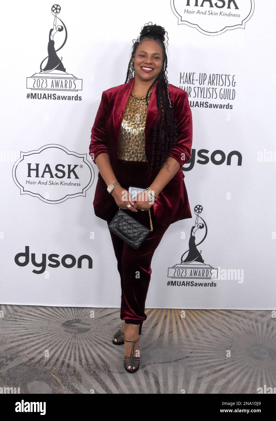 Beverly Hills, California, USA 11th February 2023 Hair Stylist Yvette M ...