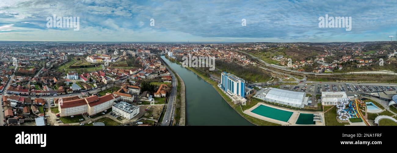 Aerial panoramic view of Nagyvarad, Oradea in Romania Stock Photo - Alamy