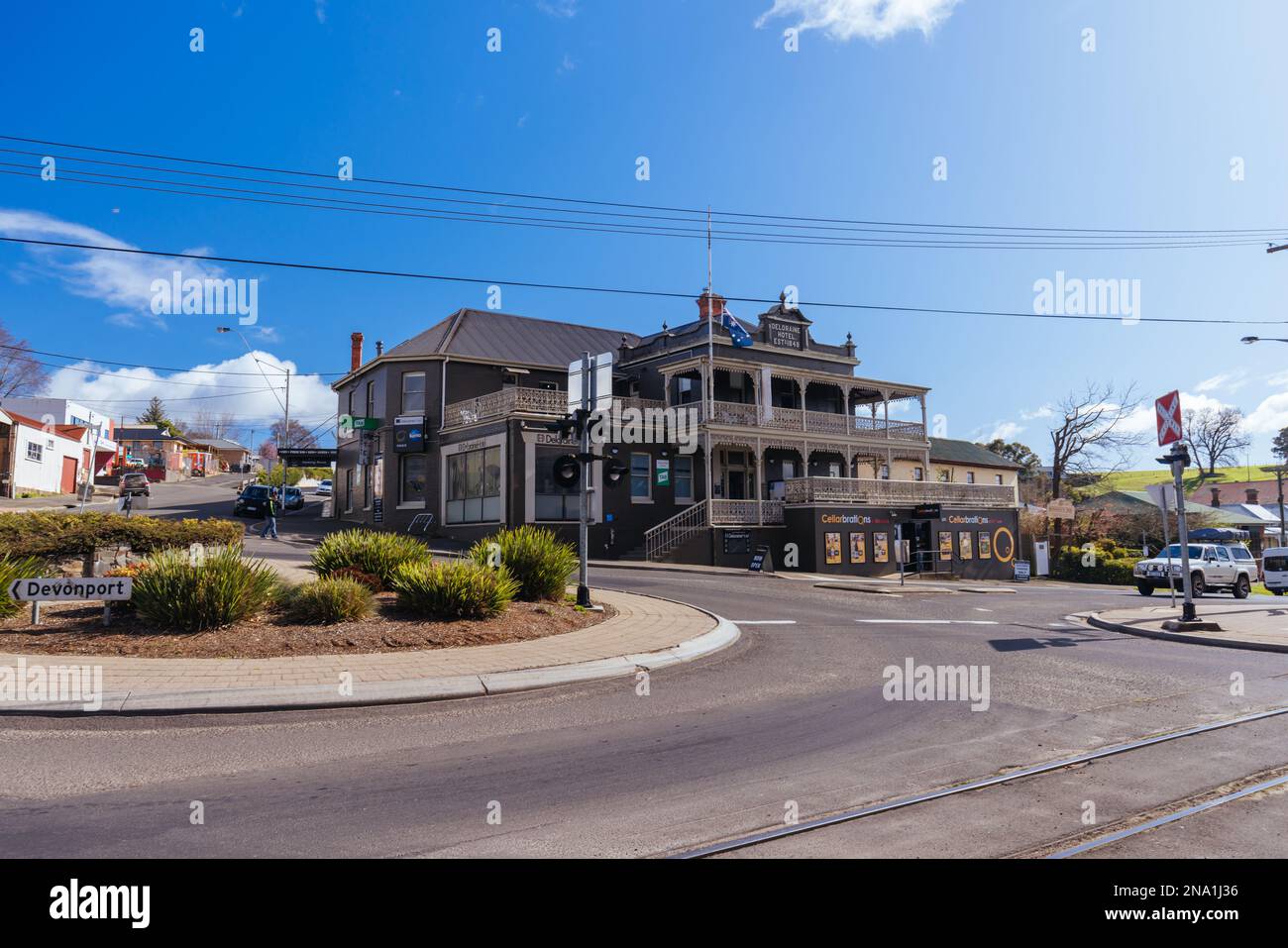 Country Town of Deloraine in Tasmania Australia Stock Photo - Alamy