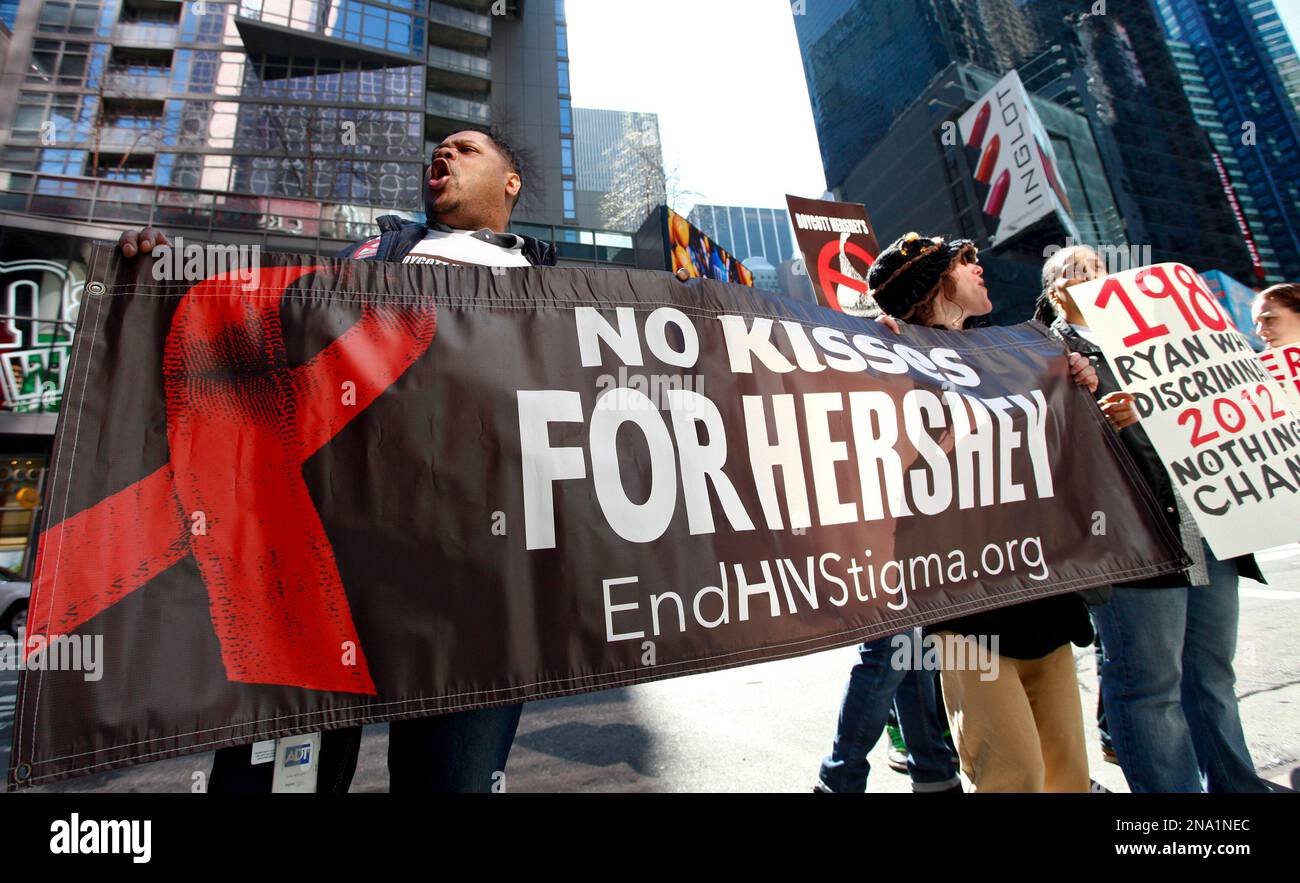 COMMERCIAL IMAGE - In this photograph taken by AP Images for AIDS ...